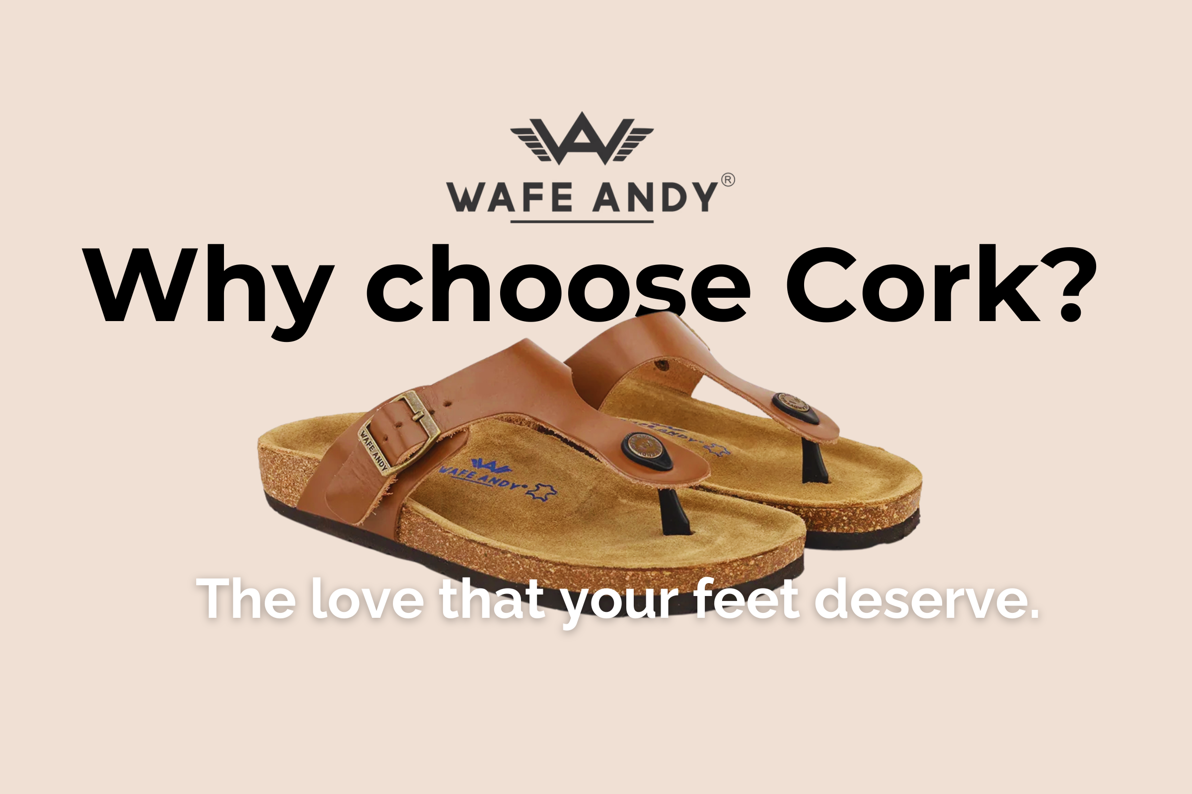 Step Into Comfort and Style with WAFE ANDY Cork Sandals